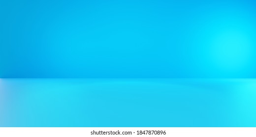 Blue Vibrant Azure Smooth Surface Backdrop Stock Vector (Royalty Free ...