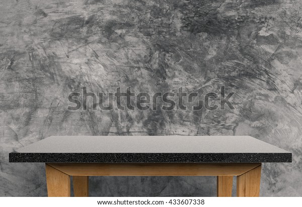 3d Rendering Empty Table Side View Stock Illustration 433607338 ...