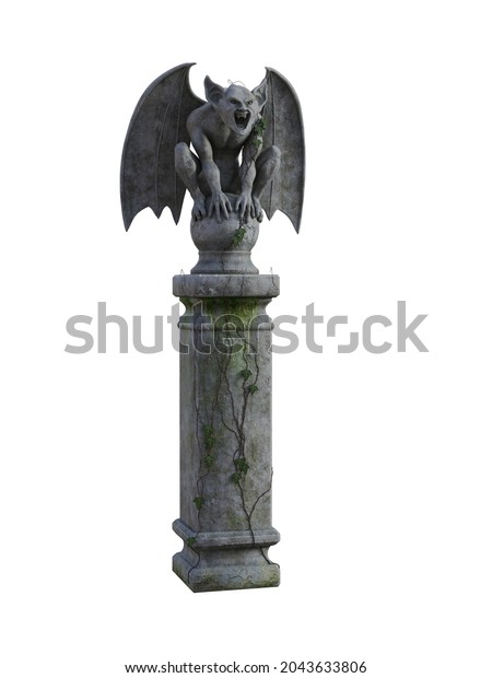 3d Rendering Evil Statue Stone Stock Illustration 2043633806 | Shutterstock
