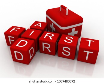 3d Rendering First Aid Kit Stock Illustration 1089480392 | Shutterstock