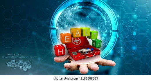 3d Rendering First Aid Kit Stock Illustration 2191689883 | Shutterstock