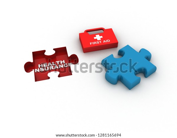 3d Rendering First Aid Kit Medical Stock Illustration 1281165694 ...