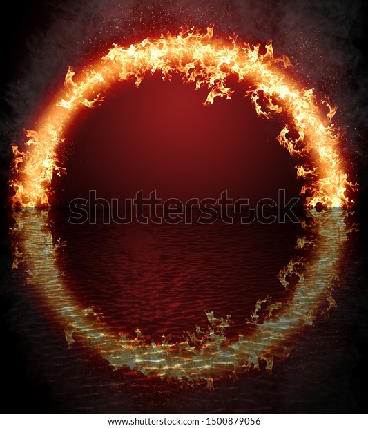 3d Rendering Flame Fire Abstract Shape Stock Illustration 1500879056 ...