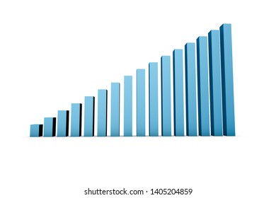 3d Rendering Front View Blue Colored Stock Illustration 1405204859 ...