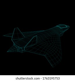 322 Wireframe Fighter Jet Images, Stock Photos & Vectors | Shutterstock