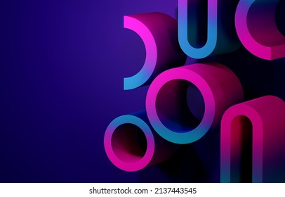 3d Rendering Geometric Unique Backgrounds Posters Stock Illustration ...
