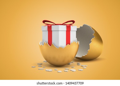 3d Rendering Gift Box Inside Broken Stock Illustration 1409437709 ...