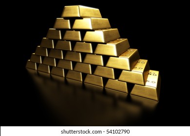 Pyramid Of Gold Bars