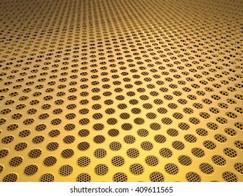 3d Rendering Golden Mesh Texture Background 스톡 일러스트 409611565 ...