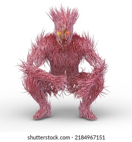3d Rendering Grass Monster Stock Illustration 2184967151 | Shutterstock