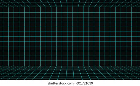 3d Rendering Grid Interior Space Stock Illustration 601721039 ...