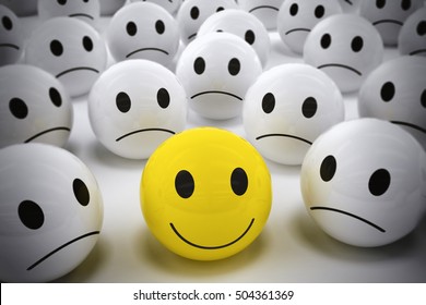Smiling Face Emoji Smiling On Yellow Stock Illustration 1800391336