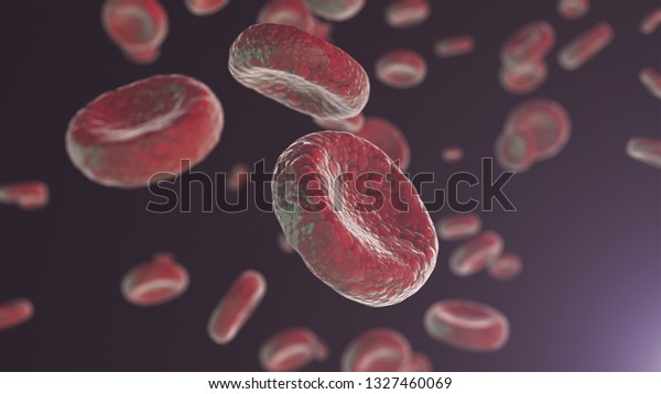 3d Rendering Hemoglobin Cells Cell Microscopic Stock Illustration ...