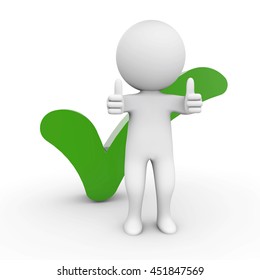 4,960 3d man yes Images, Stock Photos & Vectors | Shutterstock