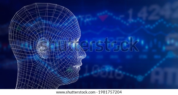 3d Rendering Human Face Illustrations Made Stock Illustration ...