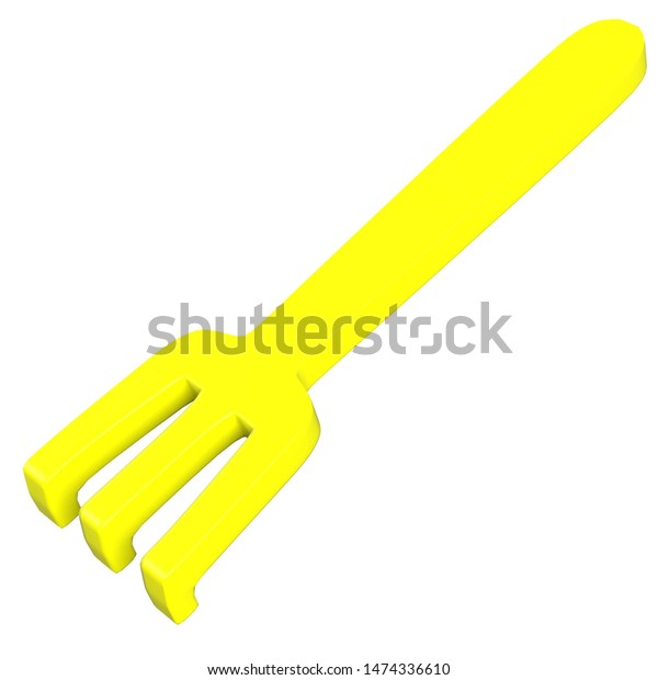 3d Rendering Illustration Beach Rake Toy Stock Illustration 1474336610 ...
