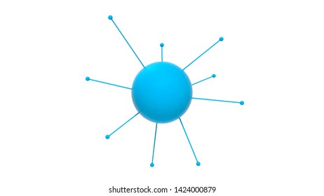 Force Lines Electric Field Created By Stock Vector (Royalty Free ...