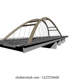 3d Render Bridge Architecture Element Stock Illustration 39004141