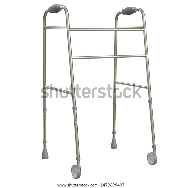 3d Rendering Illustration Frontwheeled Walker Stock Illustration ...