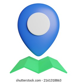 3d Rendering Illustration Maps Location Photo Stock Illustration ...