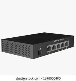 3d Illustration Single Server Rack Over Stock Illustration 228921958 ...