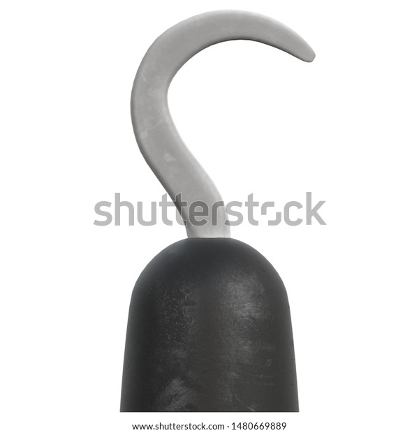 3d Rendering Illustration Pirate Hook Toy Stock Illustration 1480669889 ...