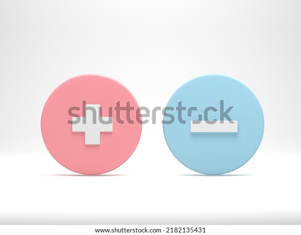 3d Rendering 3d Illustration Plus Minus Stock Illustration 2182135431 ... 3d Rendering 3d Illustration Plus Minus Stock Illustration 2182135431 ...