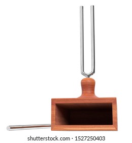 3d Rendering Illustration Tuning Fork On Stock Illustration 1527250403 ...