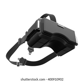 3d Rendering Image Black Vr Headset Stock Illustration 400910902 ...