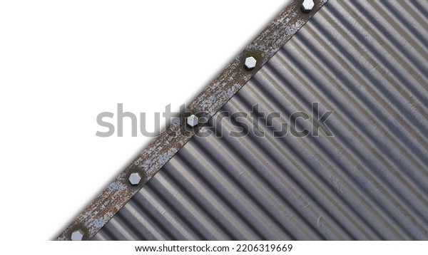 3d Rendering Image Rust Steel Frame Stock Illustration 2206319669 ...