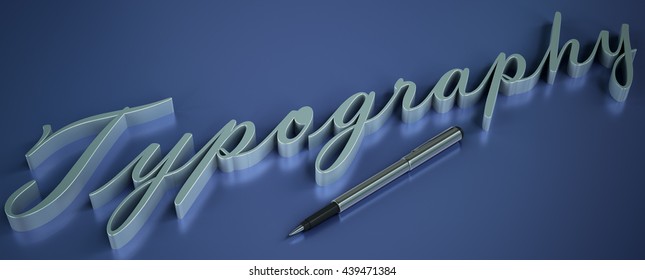 3d Rendering Image Word Typography Text Stock Illustration 439471384 ...