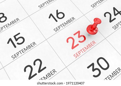 1,277 Calendar September 23 Images, Stock Photos & Vectors | Shutterstock