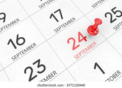 1,195 Calendar 24 September Images, Stock Photos & Vectors | Shutterstock