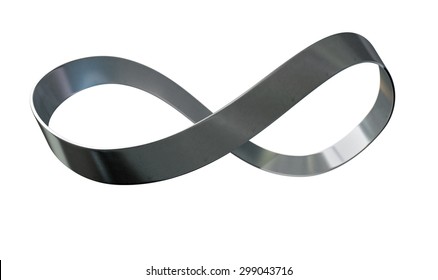 3d Rendering Infinity Symbol Made Ribbon Stock Illustration 299043716 ...