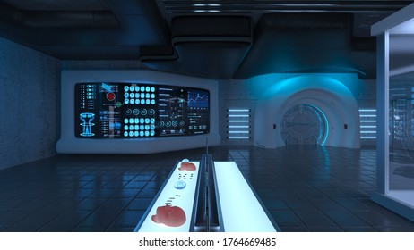 3d Rendering Inside Laboratory Stock Illustration 1764669485 | Shutterstock