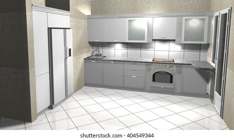 20 Cornice Kitchen Ceiling Design Images, Stock Photos & Vectors ...