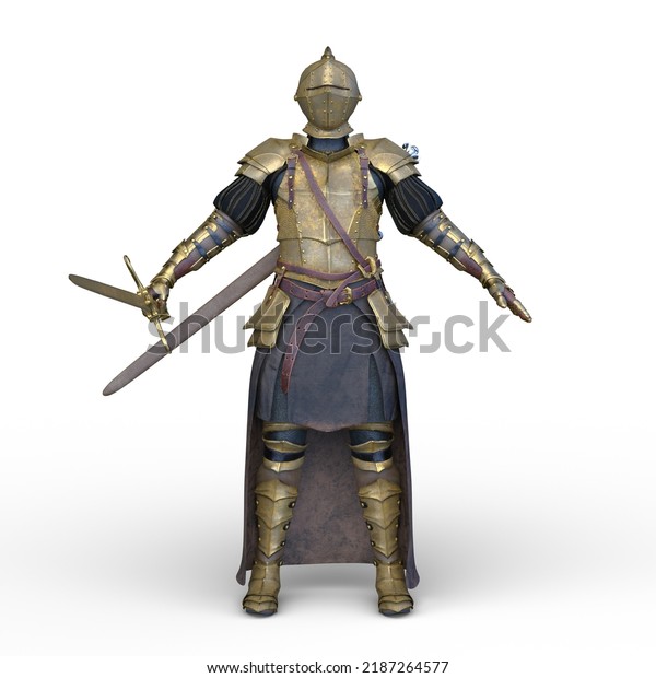 3d Rendering Knight Stock Illustration 2187264577 | Shutterstock