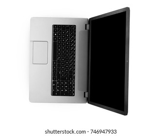 3d Rendering Laptop Stock Illustration 746947933