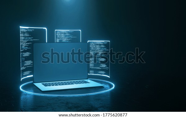 3D 소프트웨어 소스 코드 led 패널이 스톡 일러스트 1775620877 | Shutterstock