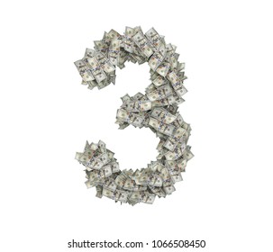Ilustrasi Stok Number 3 Made New 100 Dollar 1304094901 | Shutterstock