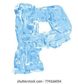 Arrow Ice On White Background Stock Illustration 110366225