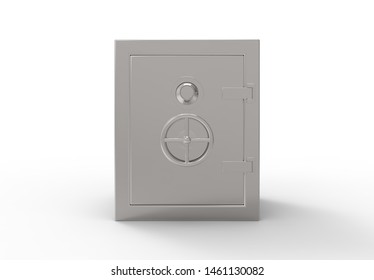 3d Rendering Line Drawing Safe Vault Stock Illustration 1461130082 ...