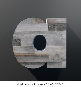 3d Rendering Lowercase Letter Made Out Stock Illustration 1494511577 ...
