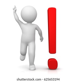 2,040 3d man exclamation Images, Stock Photos & Vectors | Shutterstock