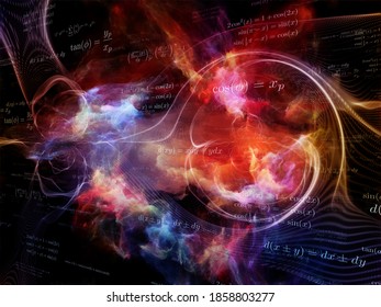 3d Rendering Math Formulas Abstract Elements Stock Illustration ...