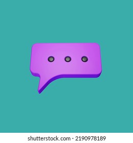 3d Rendering Message Icon Stock Illustration 2190978189 | Shutterstock
