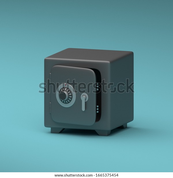 3d Rendering Metal Safe Stock Illustration 1665375454 | Shutterstock