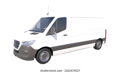 3d Rendering Metallic Van Car On Stock Illustration 2161474527 ...