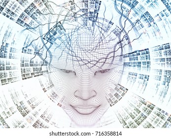 3d Rendering Mind Field Series Composition Stock Illustration 716358814 ...