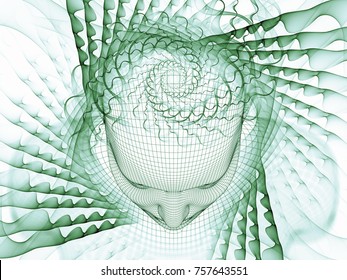 3d Rendering Mind Field Series Interplay Stock Illustration 757643551 ...